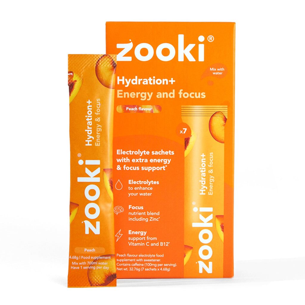 Hydration+ Energy and Focus Electrolyte Sachets - Zooki