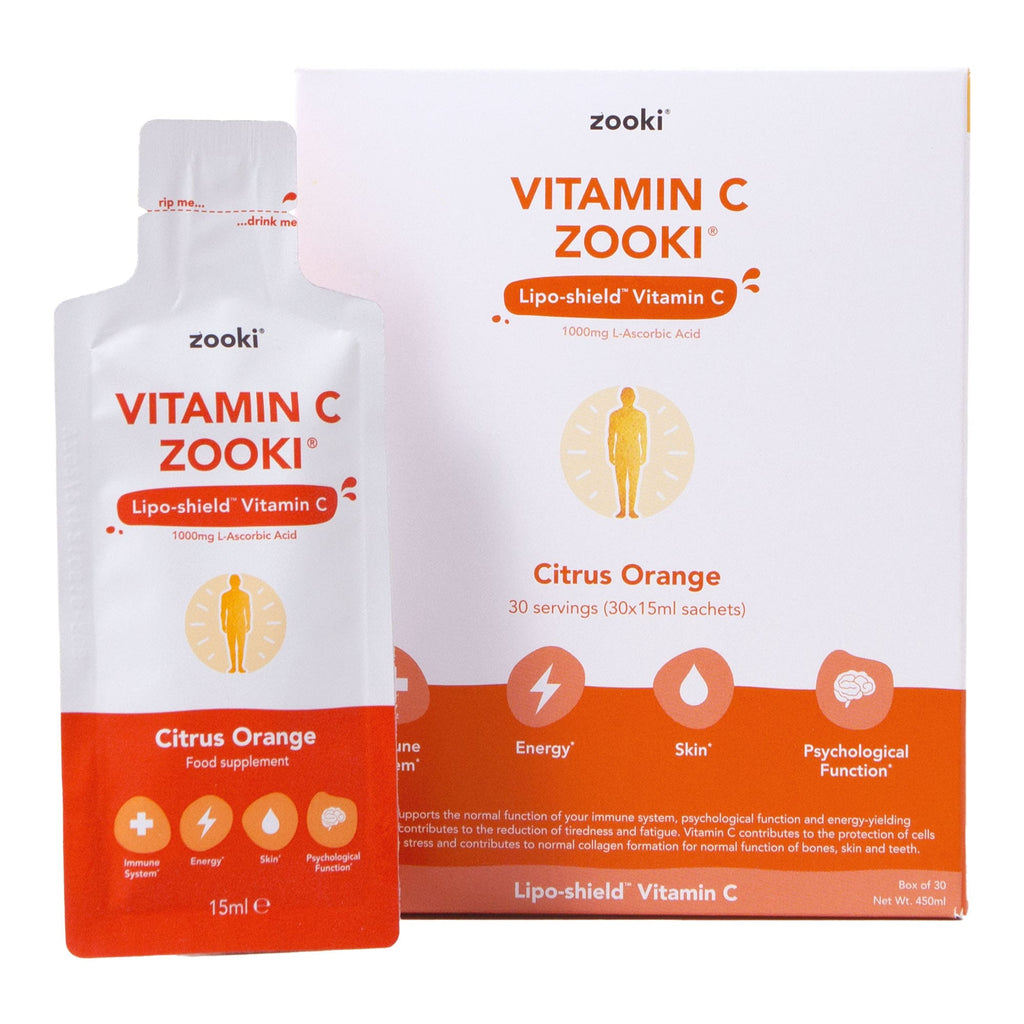 Liposomal Vitamin C Liquid, 4x Higher Absorption - Zooki