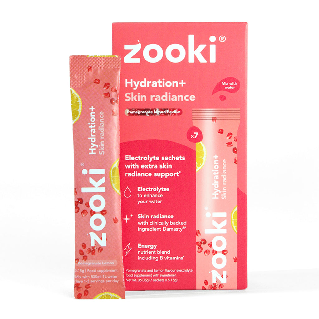 Hydration+ Skin Radiance Electrolyte Sachets - Zooki